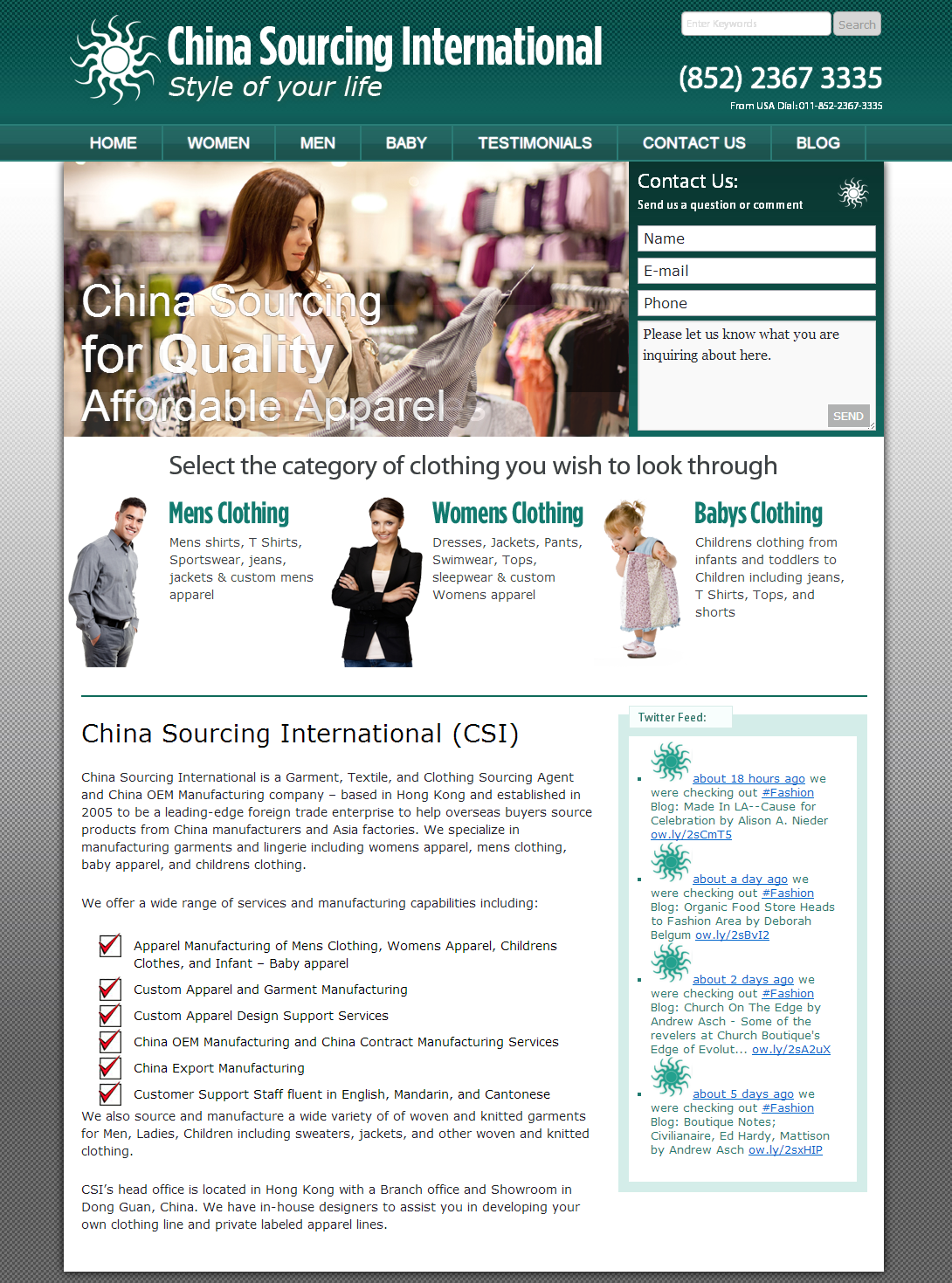 Website Design Case Study; China Sourcing International | by Esotech